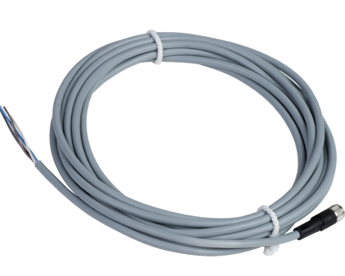 Cabo Pvc Com Conector Femea M8 Reto 4P 5M - Ip67