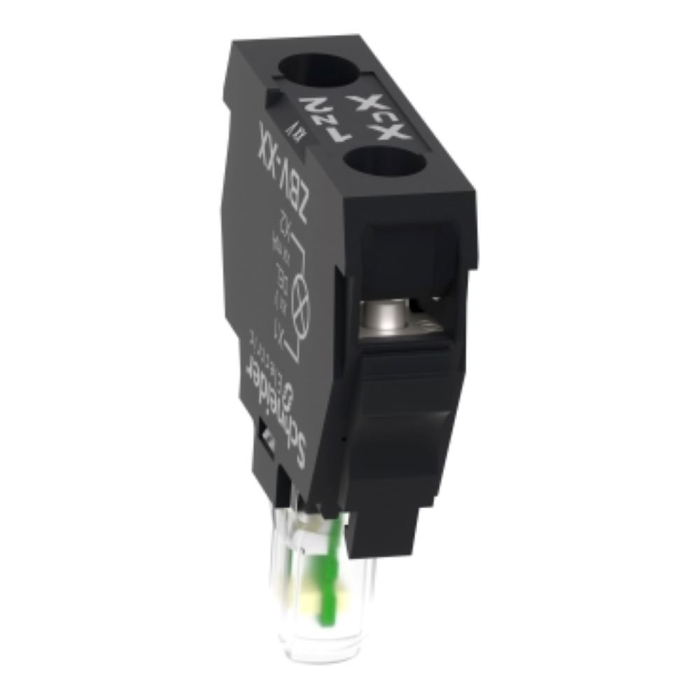 Bloco de contato luminoso Schneider ZBVG1 LED 110V IP20