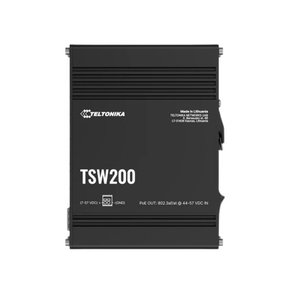 Switch Ethernet Teltonika TSW200 PoE+ 8 Portas Gigabit 2 SFP